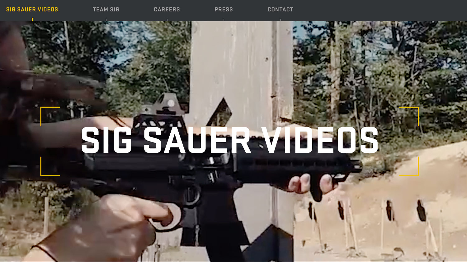 New: SIG Sauer Video Library | An NRA Shooting Sports Journal