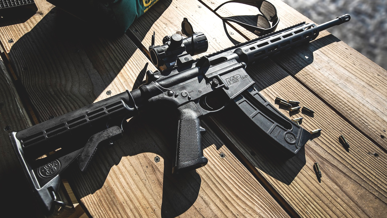 New M P 15 22 Sport OR Rifle Includes M P Optic An NRA Shooting